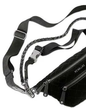 Mz Wallace Small Crosby Quilted Crossbody Belt Bag