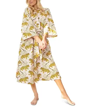 PRINTFRESH Bagheera Robe - Blush