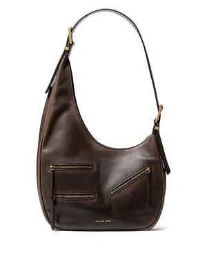 Michael Kors Nolita Medium Asymmetrical Leather Shoulder Bag