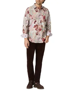 Robert Graham Red Rock Long Sleeve Cotton Stretch Shirt