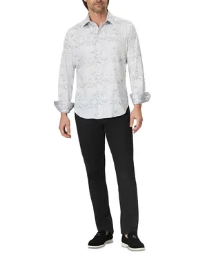 Robert Graham Culloden Long Sleeve Cotton Stretch Shirt