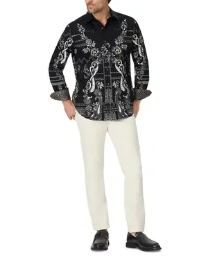 Robert Graham The Osbourne Long Sleeve Cotton Shirt