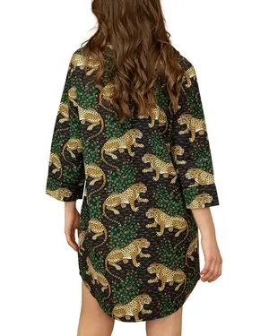 PRINTFRESH Bagheera Cotton Sleepshirt