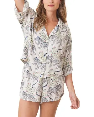 PRINTFRESH Bagheera Satin Sweet Dreams Pajama Set - Wedding Cake