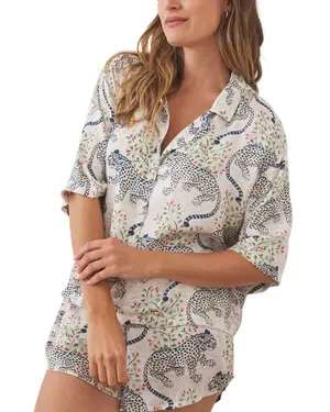 PRINTFRESH Bagheera Satin Sweet Dreams Pajama Set