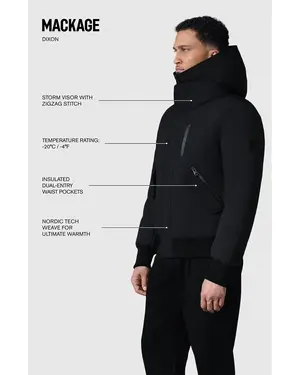 Mackage Dixon-nfr Down Bomber Jacket & Hooded Bib