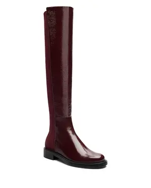 STUART WEITZMAN Gisele 50/50 Boots - Boysenberry