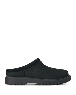 UGG Birch Clog Ii Nubuck & Suede Waterproof Mules - Black