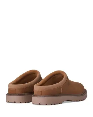 UGG Birch Clog Ii Nubuck & Suede Waterproof Mules - Chestnut