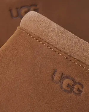UGG Birch Clog Ii Nubuck & Suede Waterproof Mules - Chestnut
