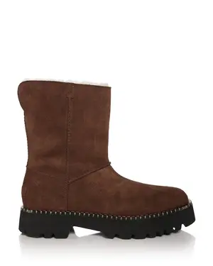 UGG Uptowner Shearling Lined Short Boots - Burnt Cedar