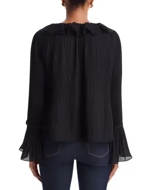 Cinq À Sept Nixen Ruffled Pleated Top