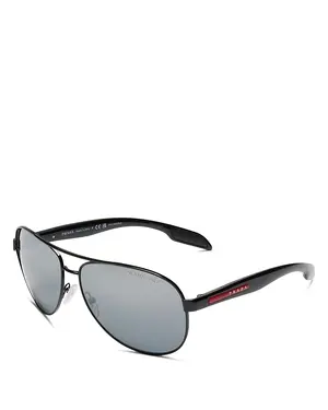 Prada Aviator Sunglasses, 62mm