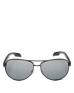 Prada Aviator Sunglasses, 62mm