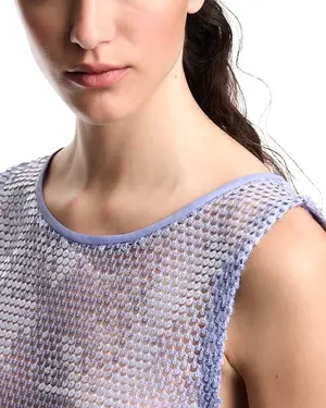 Emporio Armani Sequinned Tank Top