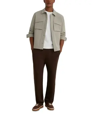 REISS Divide Zip Through Twin Pocket Overshirt