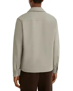 REISS Divide Zip Through Twin Pocket Overshirt