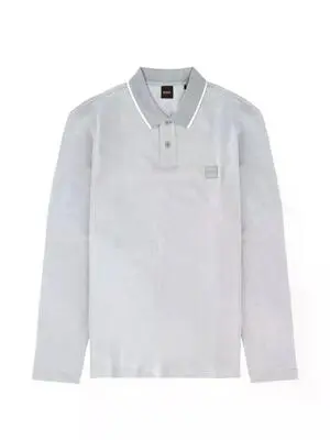 BOSS Long-sleeve Polo Shirt - Grey
