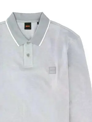 BOSS Long-sleeve Polo Shirt - Grey