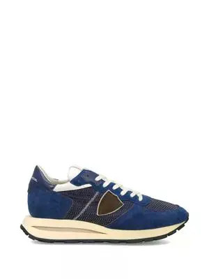 Philippe Model Tropez Haute Suede-panel Sneakers - Blue