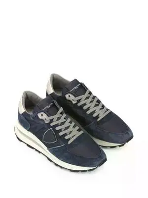 Philippe Model Tropez Haute Panelled Sneakers - Blue