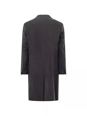 BOSS Slim-fit Double-breasted Coat In An Alpaca Blend