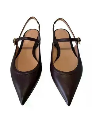 GIANVITO ROSSI Francoise Mary Jane Ballet Flats