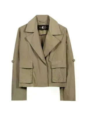 LUISA CERANO Button-fastening Blouson Cropped Jacket