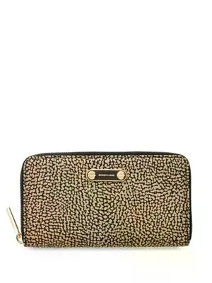 Borbonese Op-print Zip-around Wallet - Neutrals