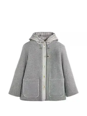 FAY Toggle-fastening Hooded Jacket - Grey