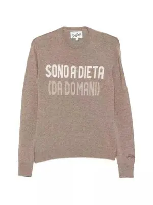 MC2 SAINT BARTH Intarsia-knit Sweater - Neutrals
