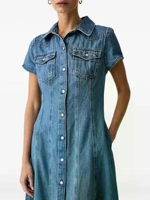 LEVI'S Short-sleeve Denim Midi Dress