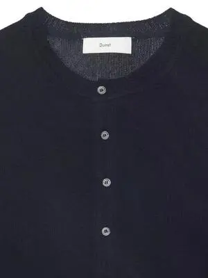 DUNST Button-front Knitted Cardigan
