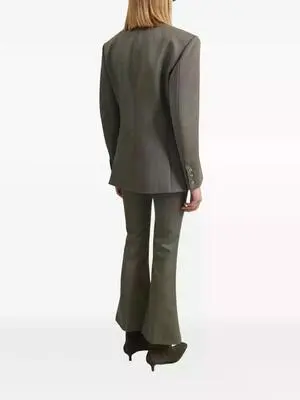 THE FRANKIE SHOP Jade Double-breasted Wool Blazer