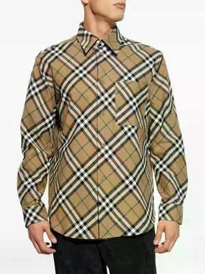 Burberry Check-print Oxford Shirt - Neutrals