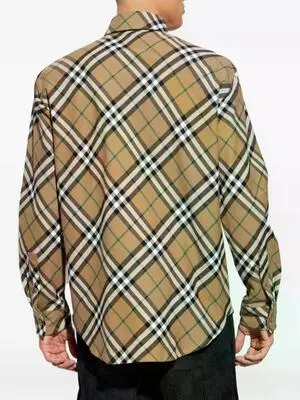 Burberry Check-print Oxford Shirt