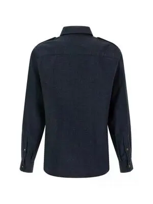 Brunello Cucinelli Virgin-wool Flannel Shirt