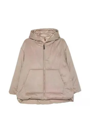 Max Mara Clown Hooded Reversible Padded Coat