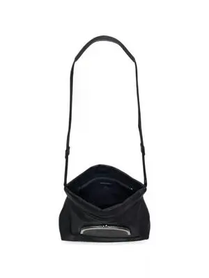 Y’s Clasp-pocket Leather Shoulder Bag