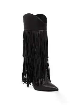 LE SILLA Andy Fringed Boots