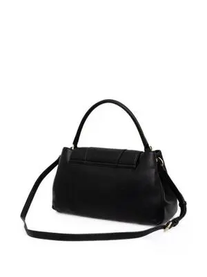 Moschino Logo-plaque Pebbled Tote Bag