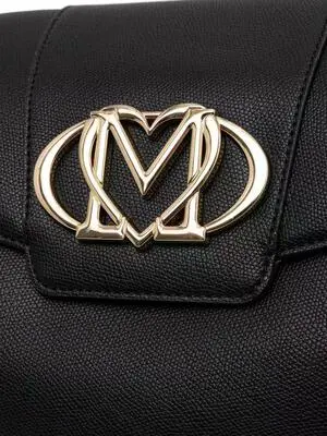 Moschino Logo-plaque Pebbled Tote Bag