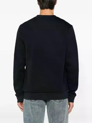 BOSS Logo-patch Crew-neck Sweatshirt