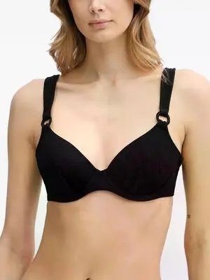 Chantelle Ring-detail Bikini Top - Black
