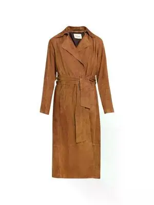 ARMA Belted Suede Coat