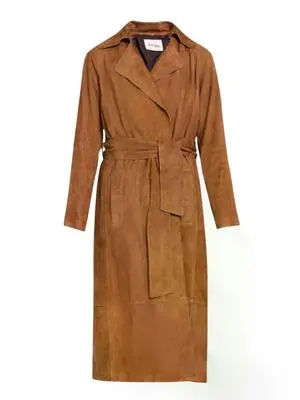 ARMA Belted Suede Coat