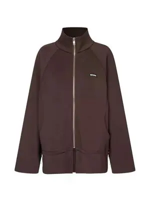 ROTATE BY BIRGER CHRISTENSEN Logo-patch Zip-up Jacket