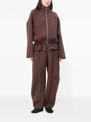 ROTATE BY BIRGER CHRISTENSEN Logo-patch Zip-up Jacket