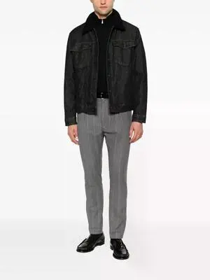 Tagliatore Zip-up High-neck Sweater