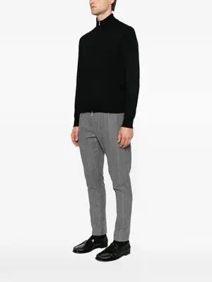 Tagliatore Zip-up High-neck Sweater